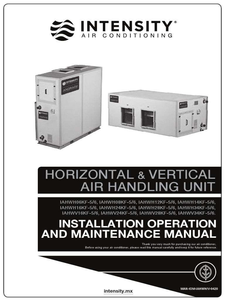 Installation, Operation, and Maintenance Manual for Horizontal and ...