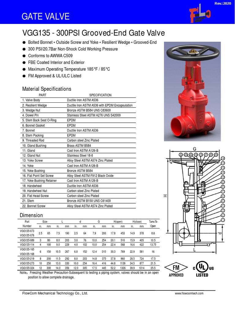 Flowcom - Ranurada y Ranurada | PDF | Screw | Valve