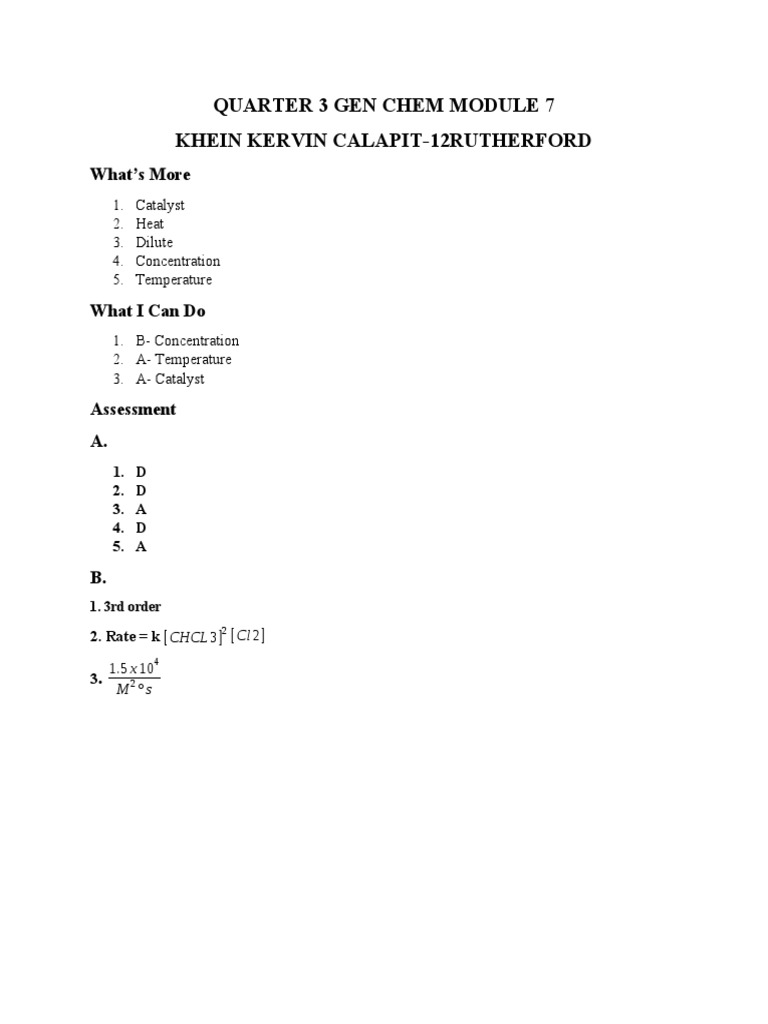 Calapit Khein Kervin 12 Rutherford Gen-Chem Module 7 | PDF