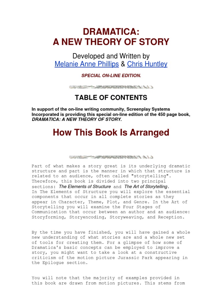 Dramatica - A New Theory of Story | PDF | Luke Skywalker | Narration
