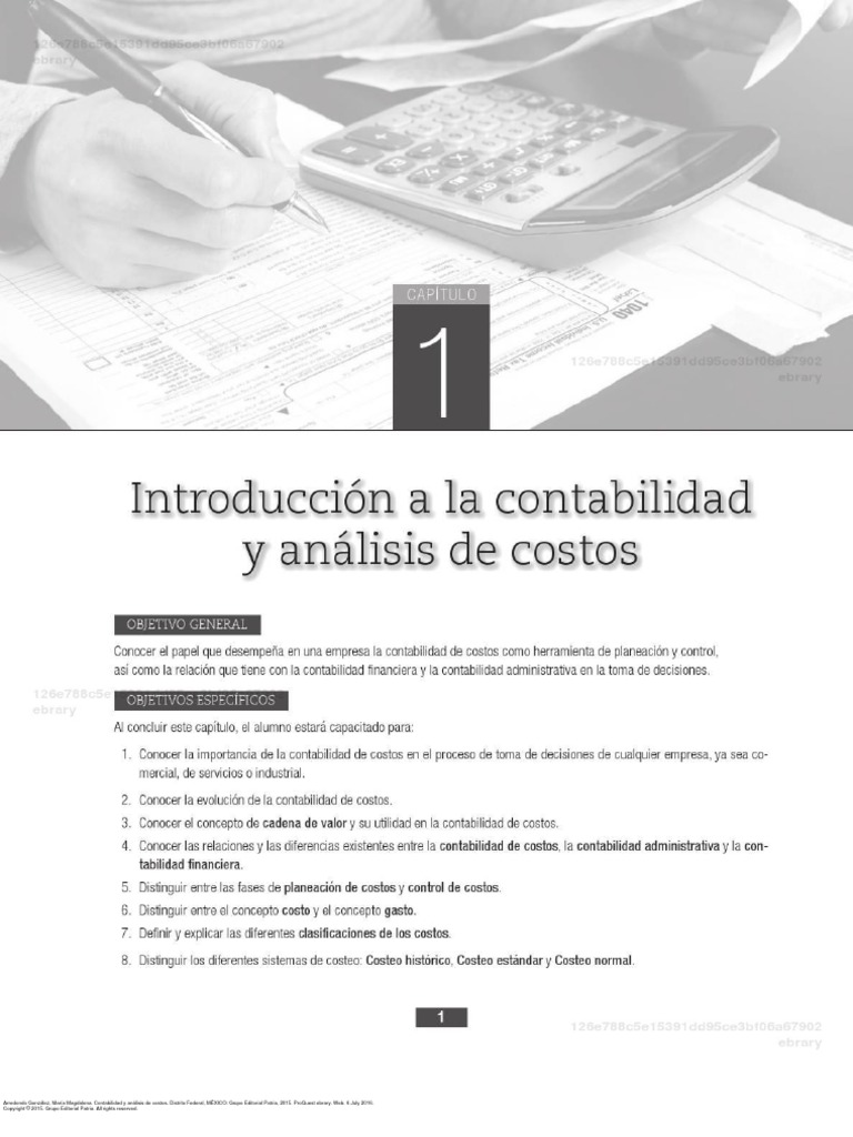 Contabilidad y Analisis de Costos | PDF