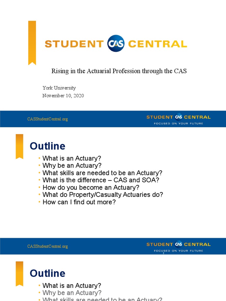 Introductory Property and Casualty Presentation | PDF | Actuary | Business