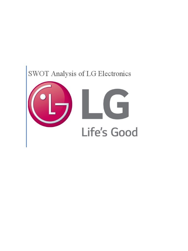 SWOT Analysis of LG Electronics | PDF | Economies