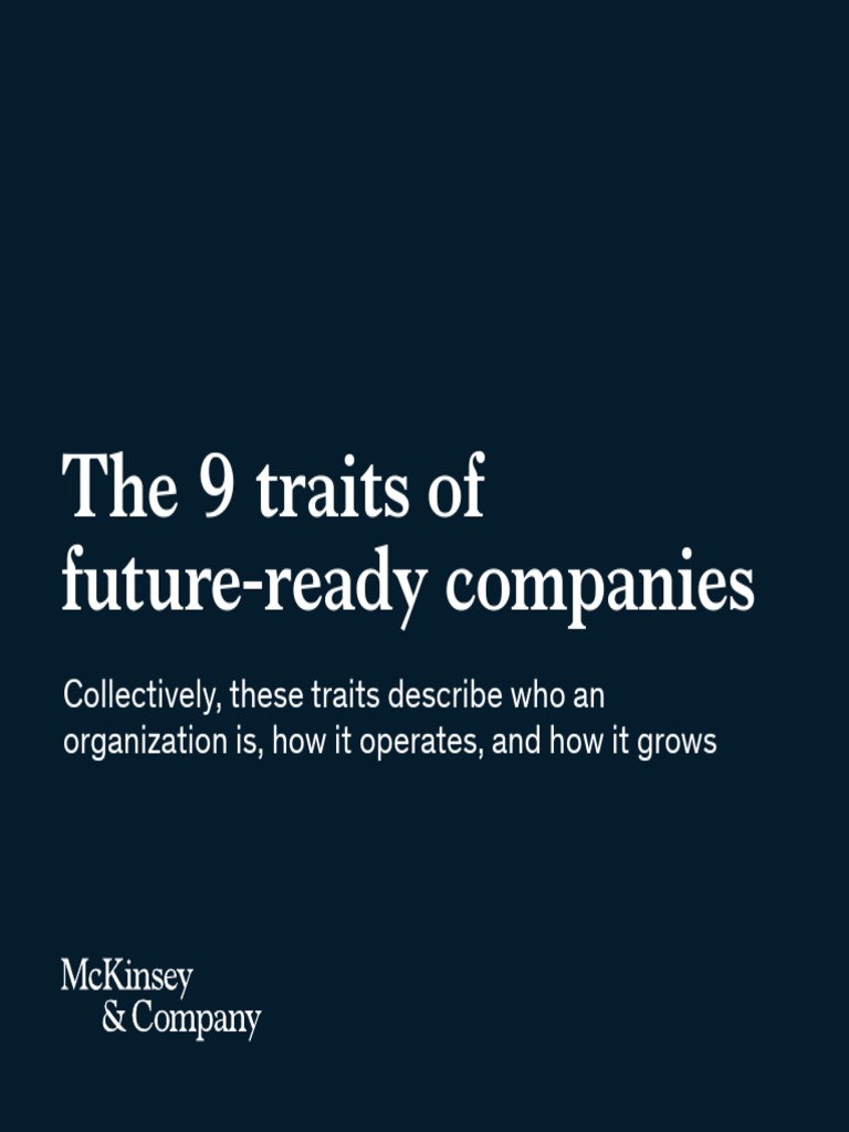 The 9 Traits of Future-Ready Companies | PDF