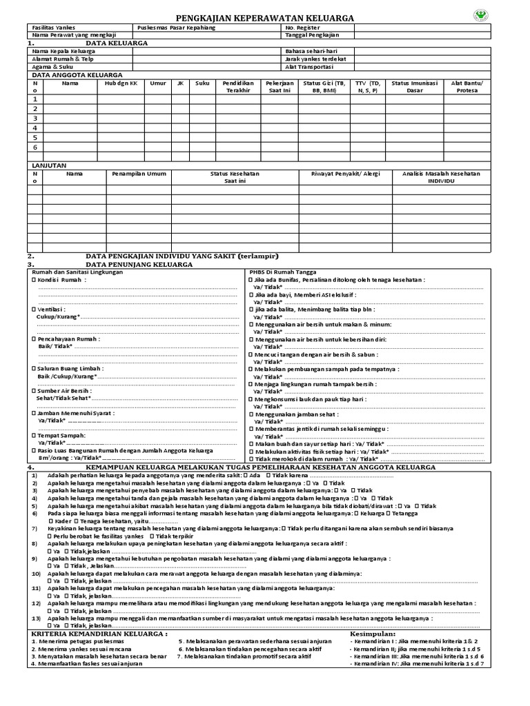 Askep Keluarga Perkesmas | PDF