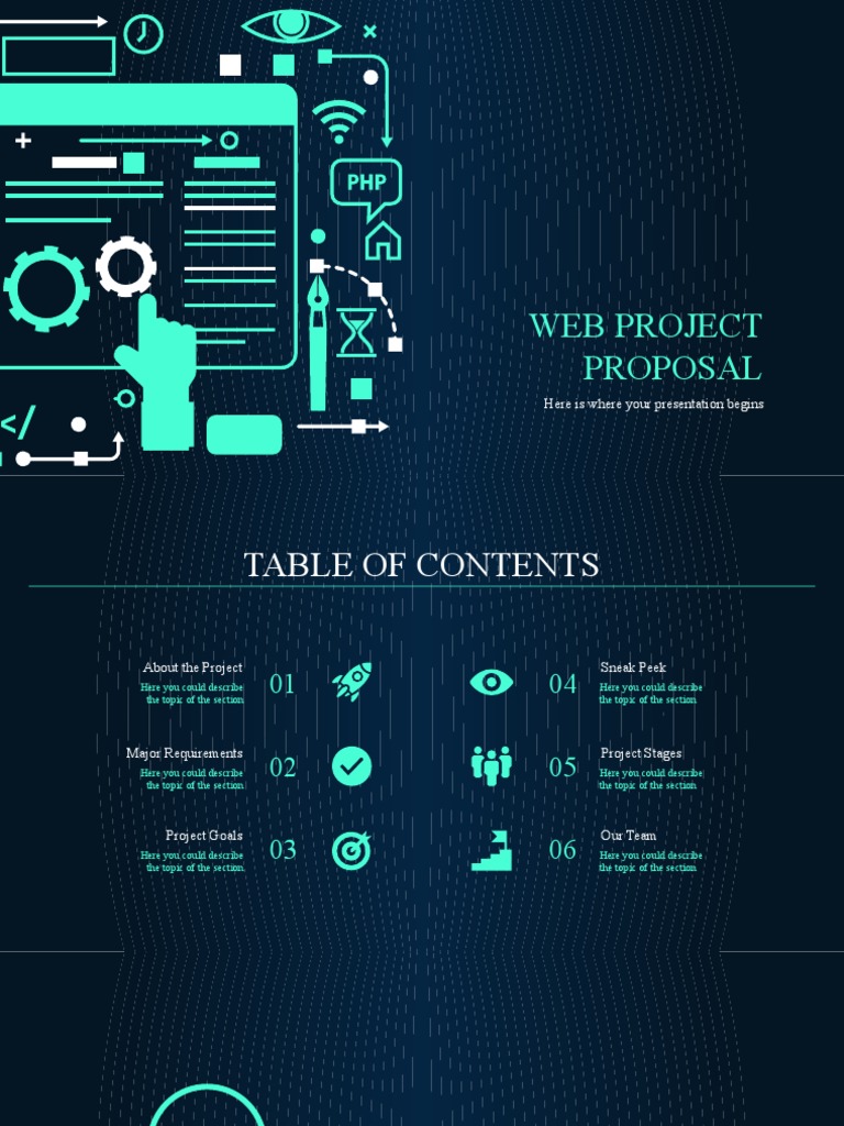 Web Project Proposal Here Is Where Your Presentation Begins Pdf