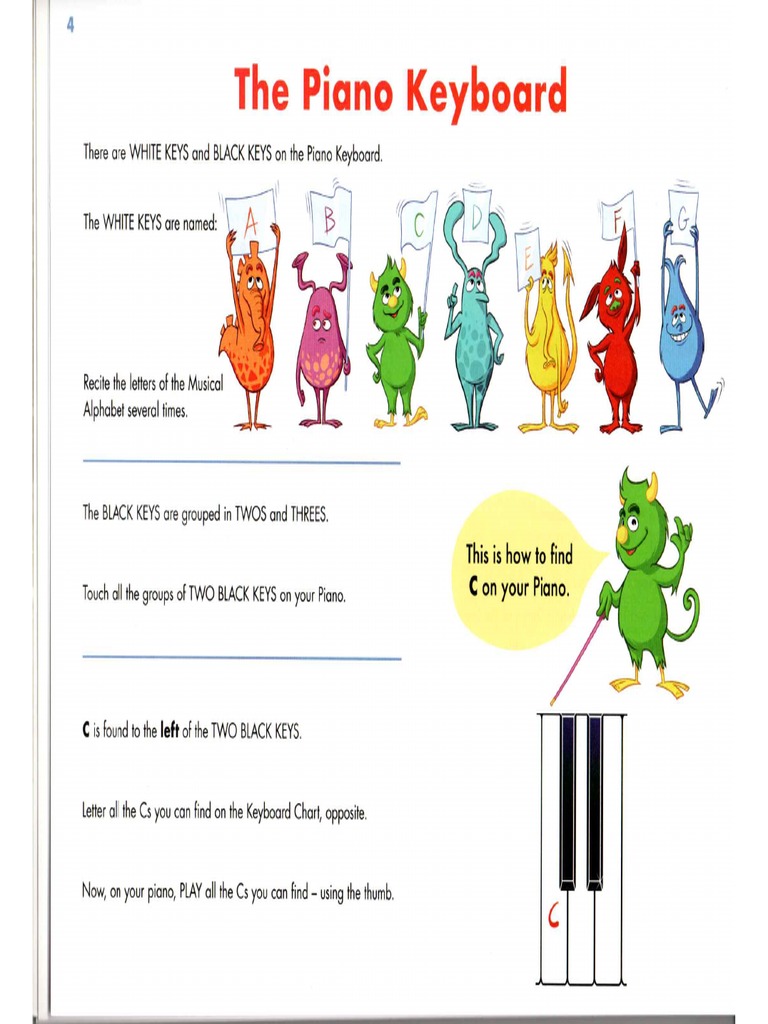John Thompson Beginner Book Part 1 | PDF