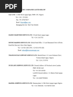Domiciliation Letter | PDF | Financial Services | Corporate Law