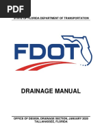 FDOT Drainage Manual | PDF | Storm Drain | Flood
