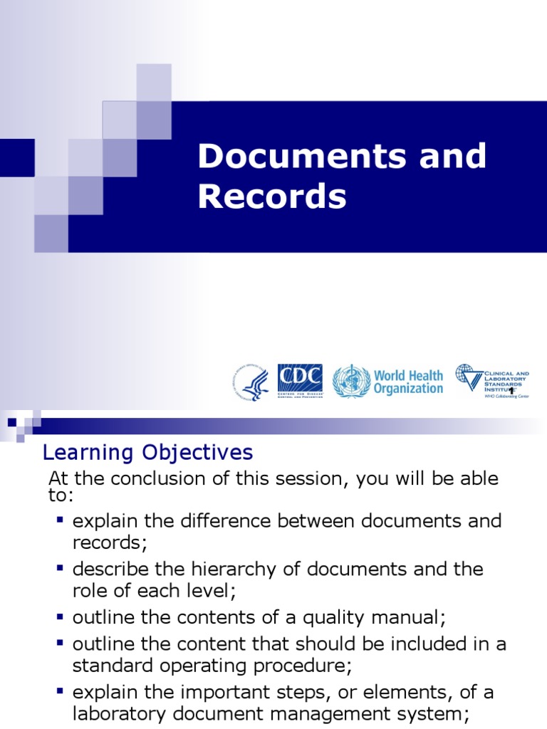 Understanding Laboratory Documents and Records | PDF | Quality ...