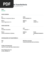 Comprovante de Transferência | PDF
