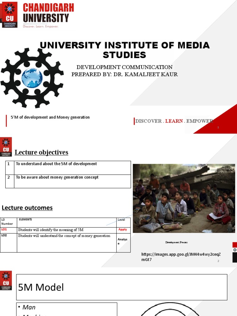 5M Development Model | PDF | Cognition | Communication