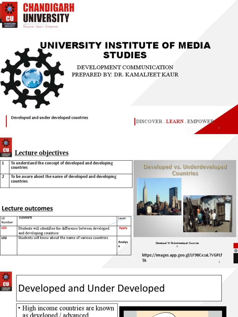 Developed vs. Underdeveloped Countries | PDF | Developing Country ...