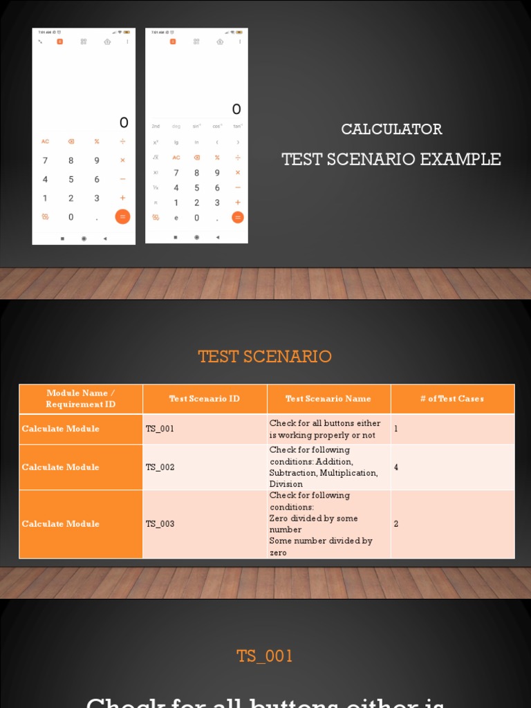 Test Scenario Example: Calculator | PDF | Mathematics | Software ...