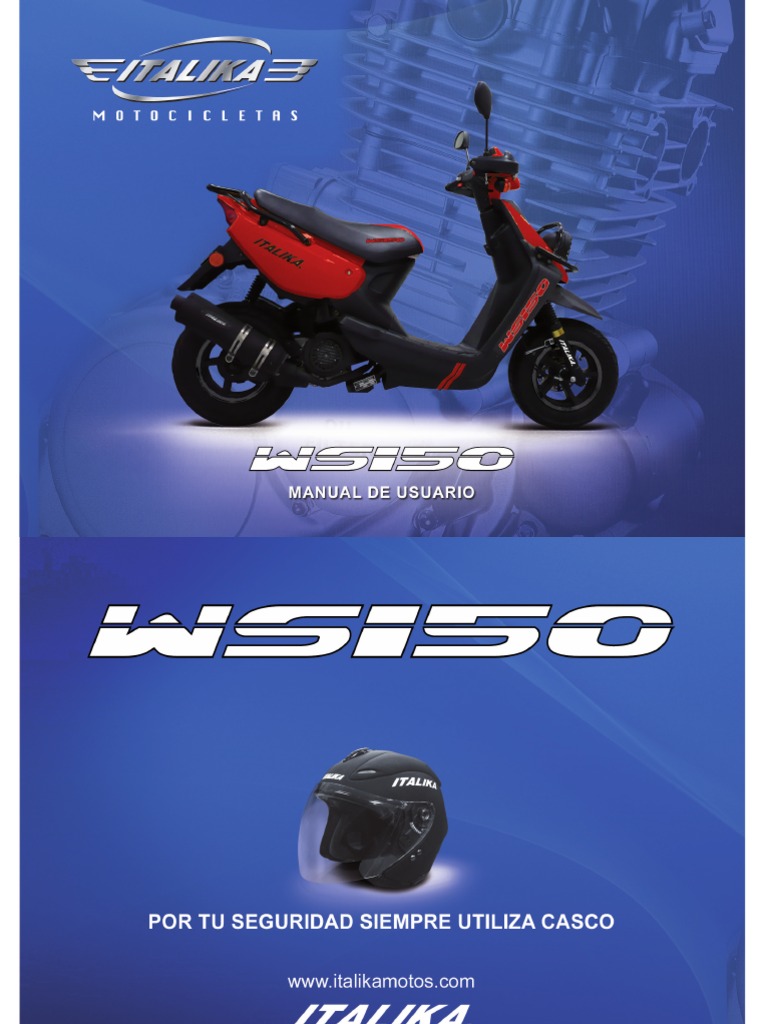 WS150 | PDF | Motocicleta | Tornillo