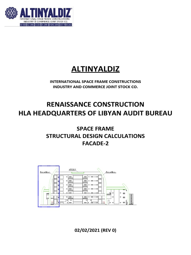 Structural Design Calculations Facade 2 | PDF | Materials | Continuum ...