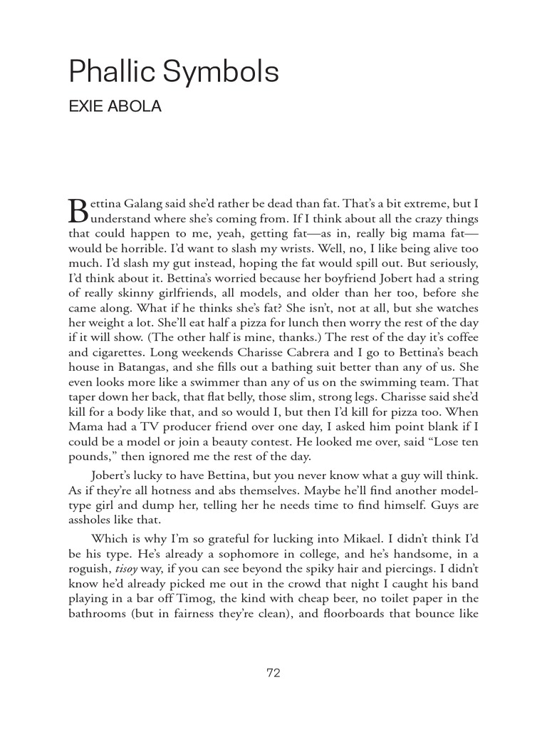 Phallic Symbols | PDF | Poetry | General Fiction