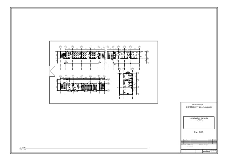 Plan de pose poutrelle hourdis RDC | PDF
