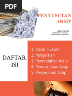 SOP Pemberkasan Dan Penyimpanan Arsip Aktif Pada Central File | PDF