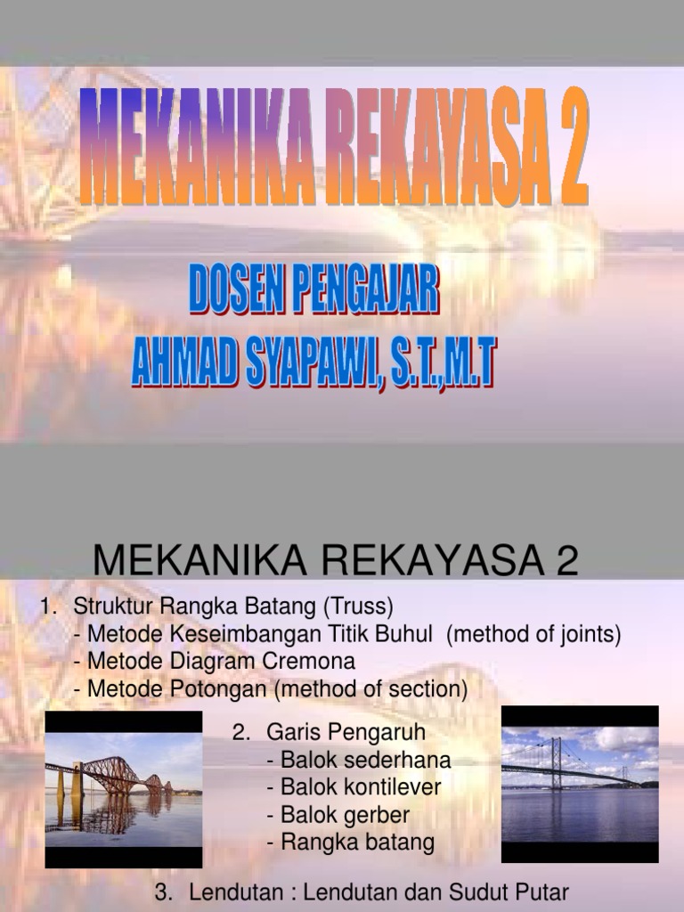 Metode Diagram Cremona dalam Truss | PDF