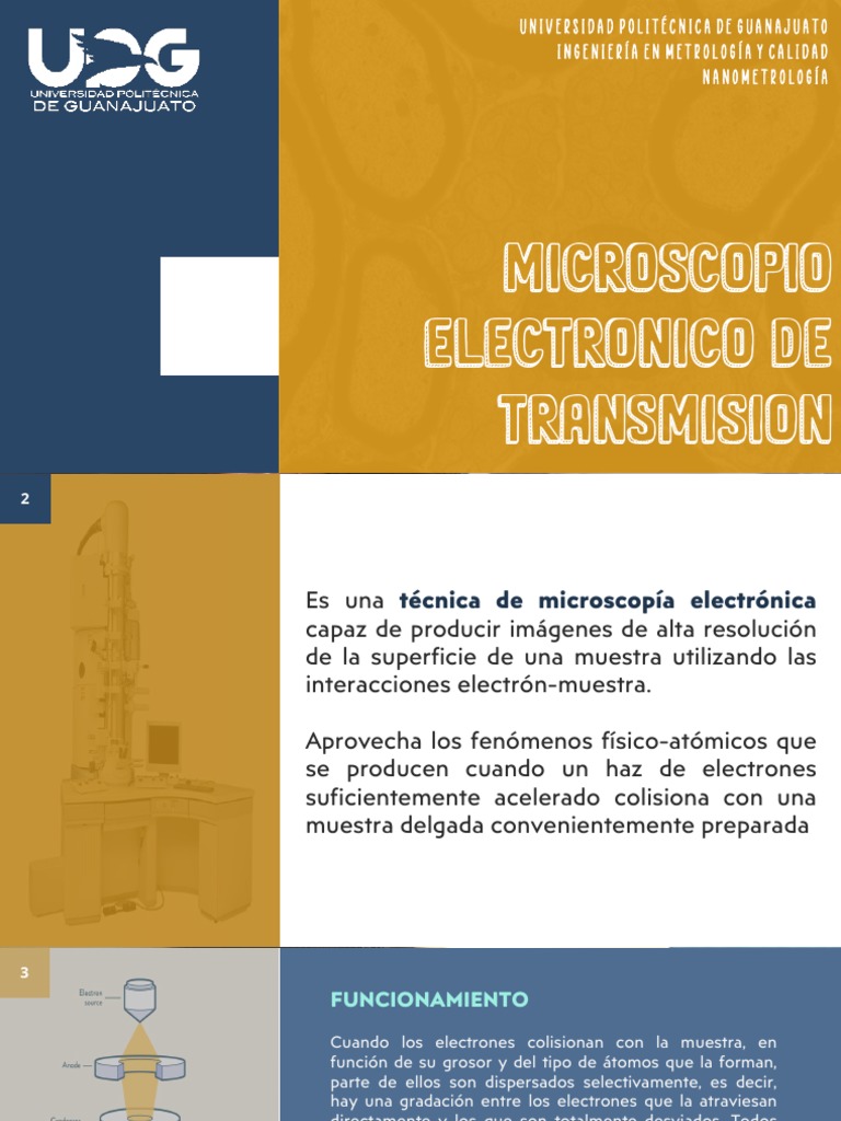 Microscopio Electronico de Transmision | PDF | Electrón | Microscopio