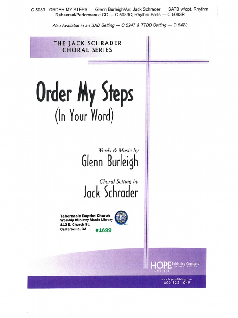 Order My Steps | PDF