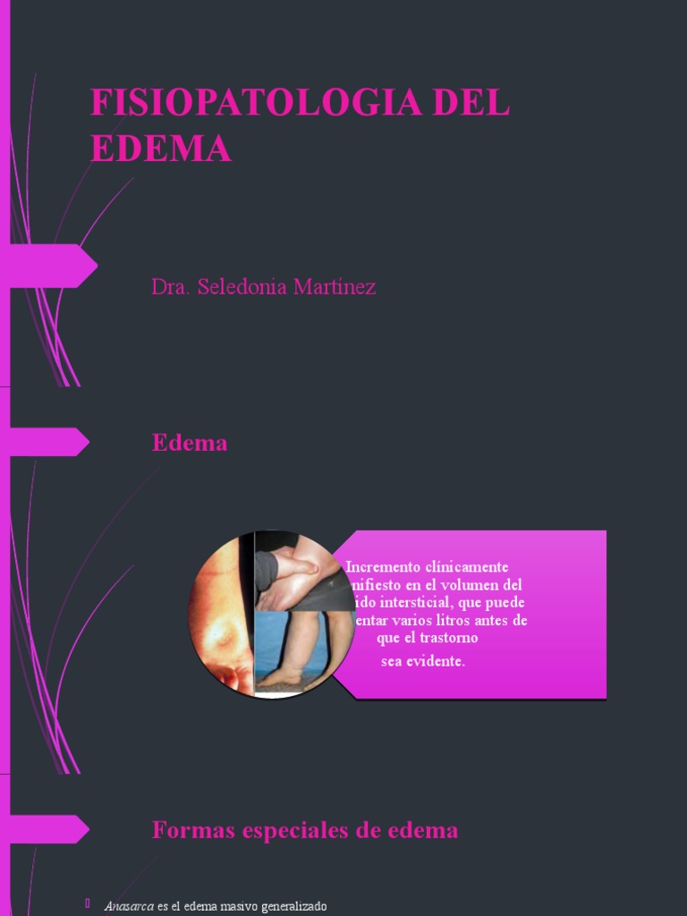Fisiopatologia Del Edema | PDF | Edema | Capilar