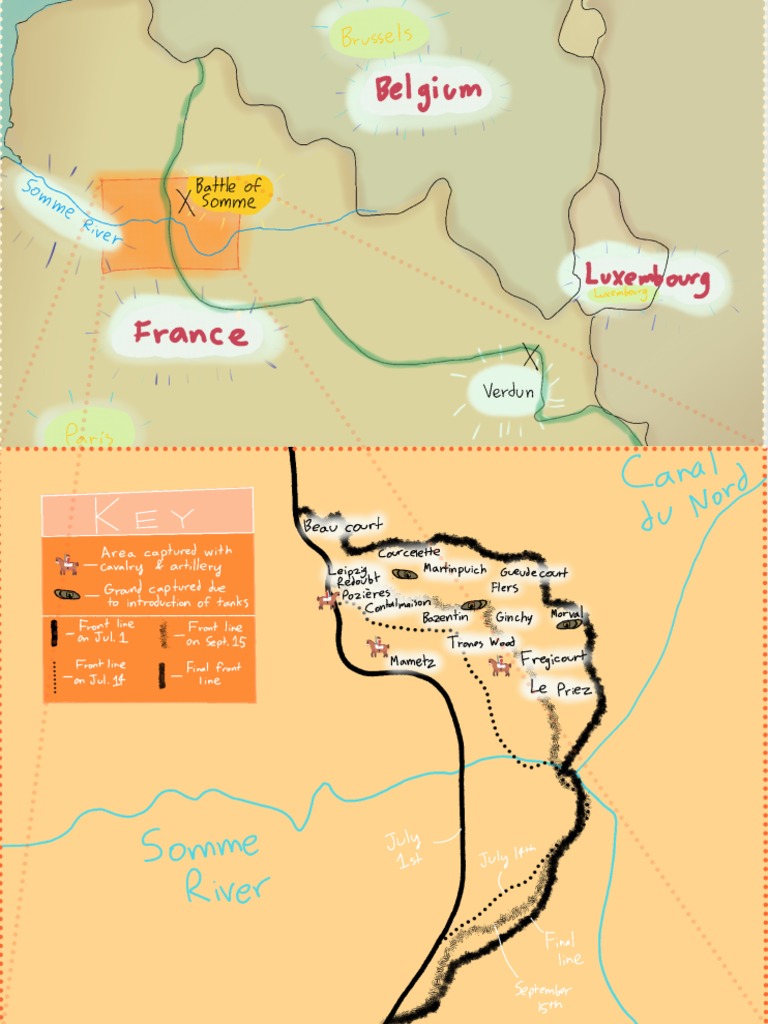Somme Battle Map | PDF