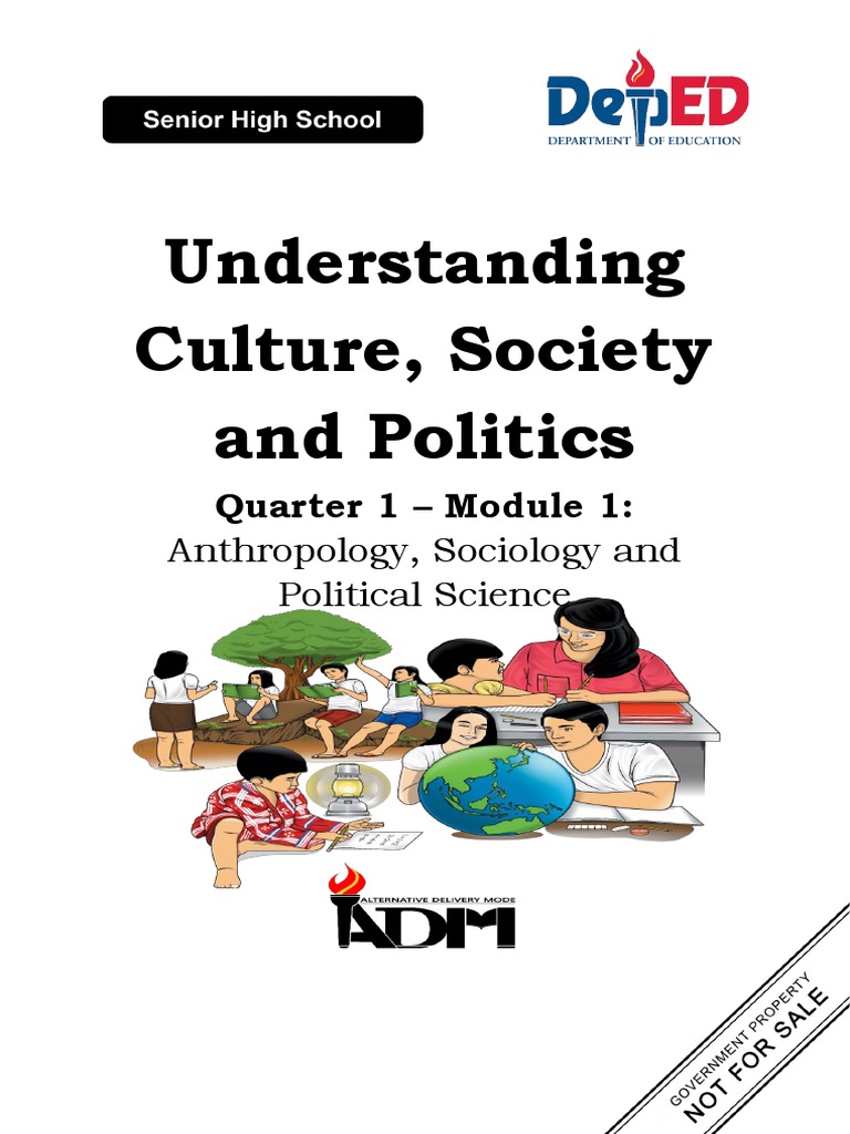 Understanding Culture, Society and Politics: Quarter 1 - Module 1 | PDF ...
