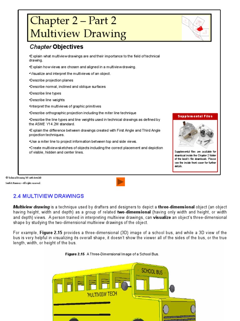 Chapter 2 Multiview Drawings | PDF | Technical Drawing | Drawing