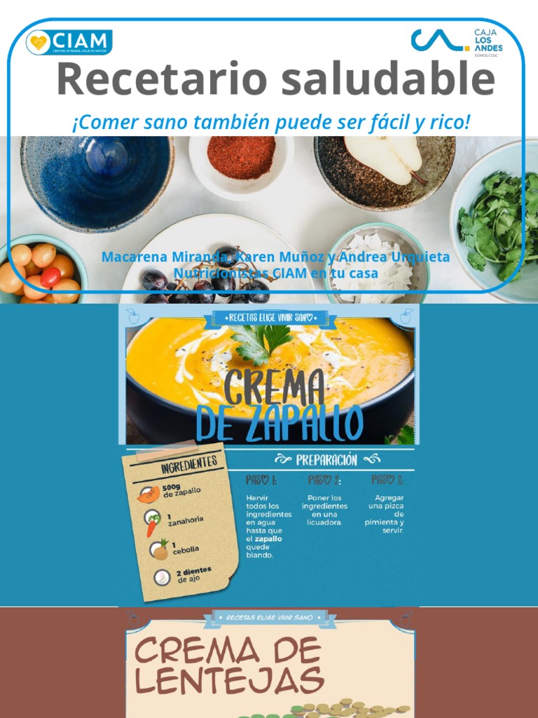 Recetario Saludable | PDF