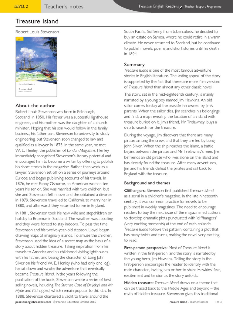Treasure Island: Robert Louis Stevenson | PDF | Treasure Island ...