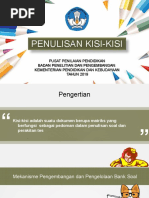 Panduan Penyusunan Kisi-Kisi Dan Soal | PDF