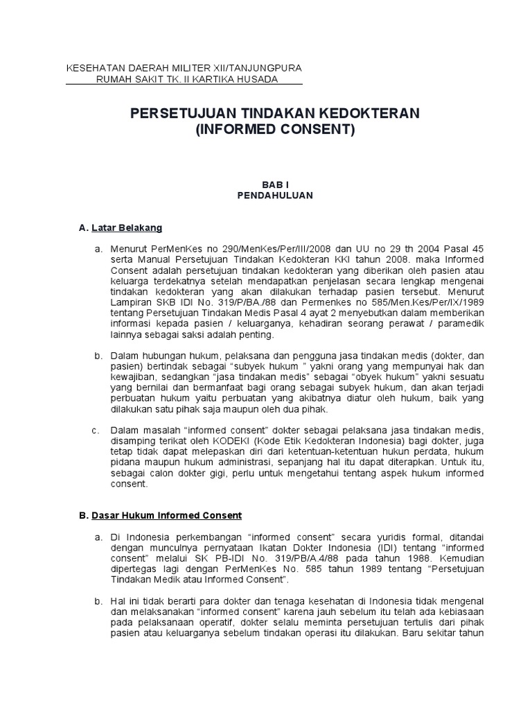 Panduan Informed Consent Pdf