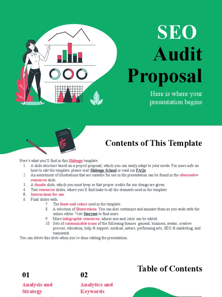 SEO Audit Proposal - by Slidesgo | PDF | Search Engine Optimization | Planets