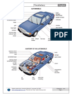 Car Parts Vocabulary with Pictures | PDF | Car | Motor Vehicle