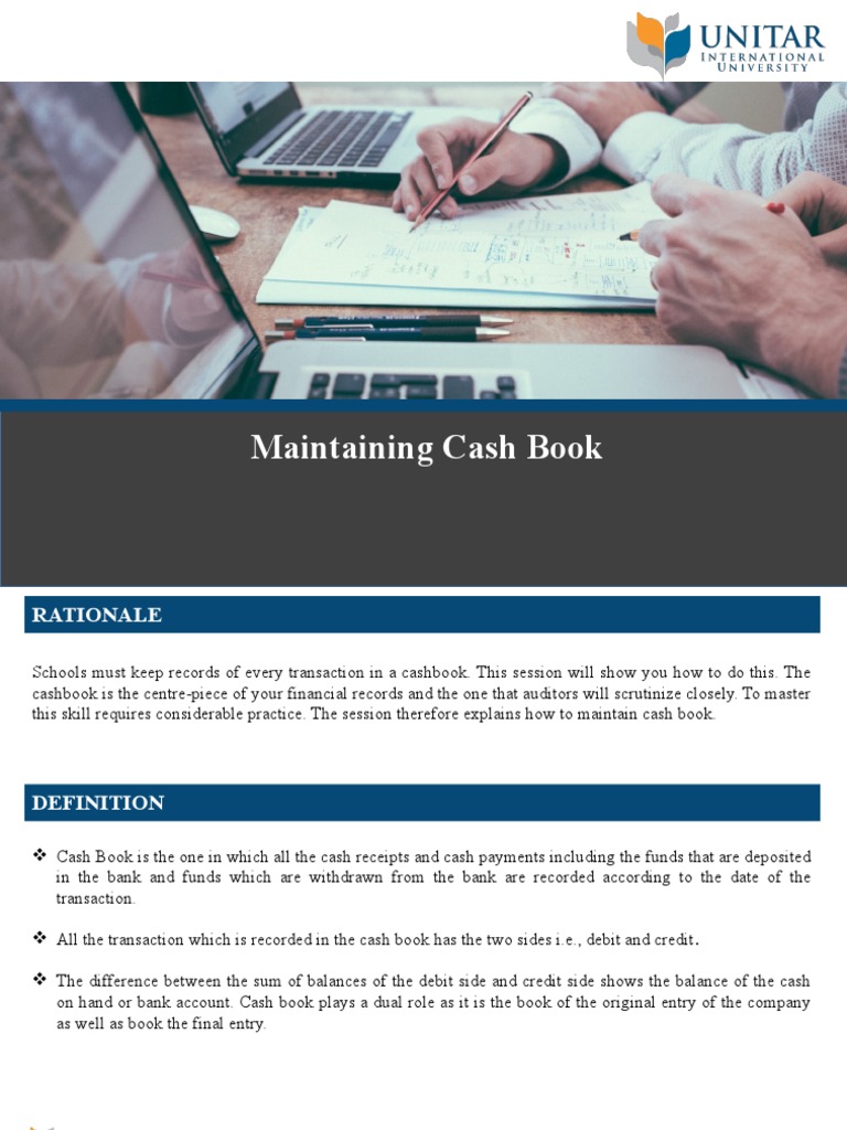 t5 - Maintaining Cash Book | PDF | Bookkeeping | Debits And Credits