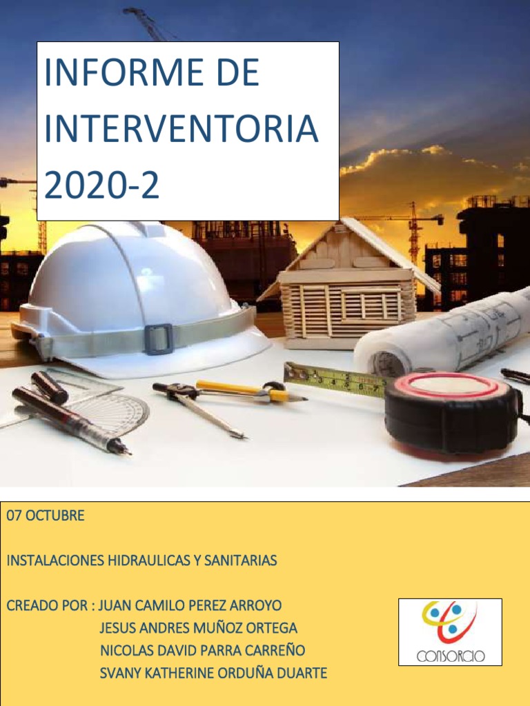 Informe de Interventoria Grupal | PDF | Tubería (transporte de fluidos)