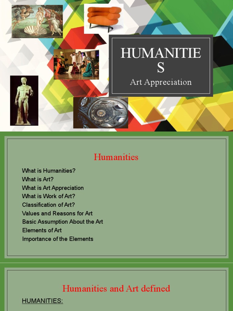 Module 1 - Humanities & Art | PDF | Humanities | Aesthetics