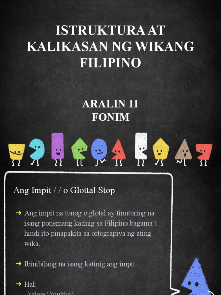 Presentation in Filipino 1 | PDF