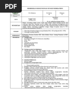 Sop Pemberian Oksigen Dengan NRM | PDF | Kesehatan Holistik | Sains & Matematika