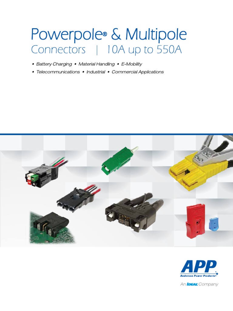 Detail Presentation of Anderson Connectors | PDF | Electrical Connector ...