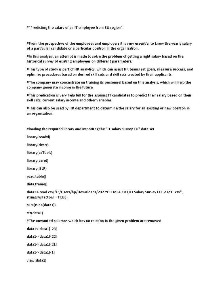R Codes | PDF | P Value | Dependent And Independent Variables