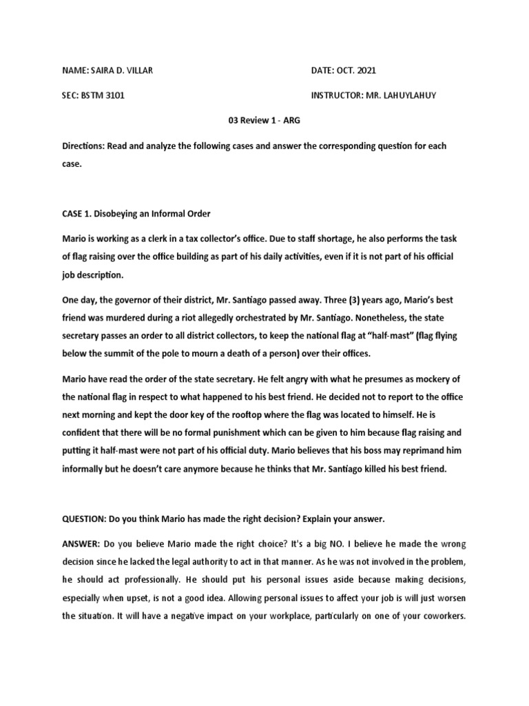 Case Study | PDF | Social Institutions | Social Science