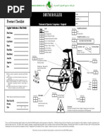 MEWP Pre-Use Inspection Checklist | PDF | Transport | Vehicles