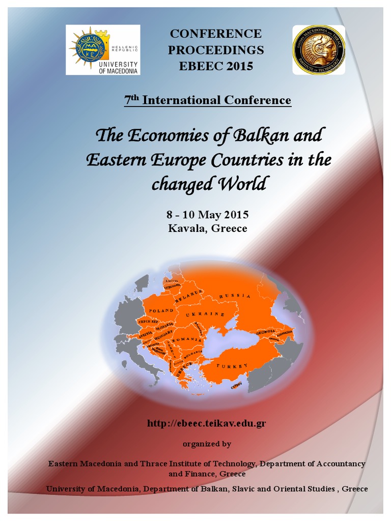 The Economies of Balkan and Eastern Europe Countries in The Changed ...