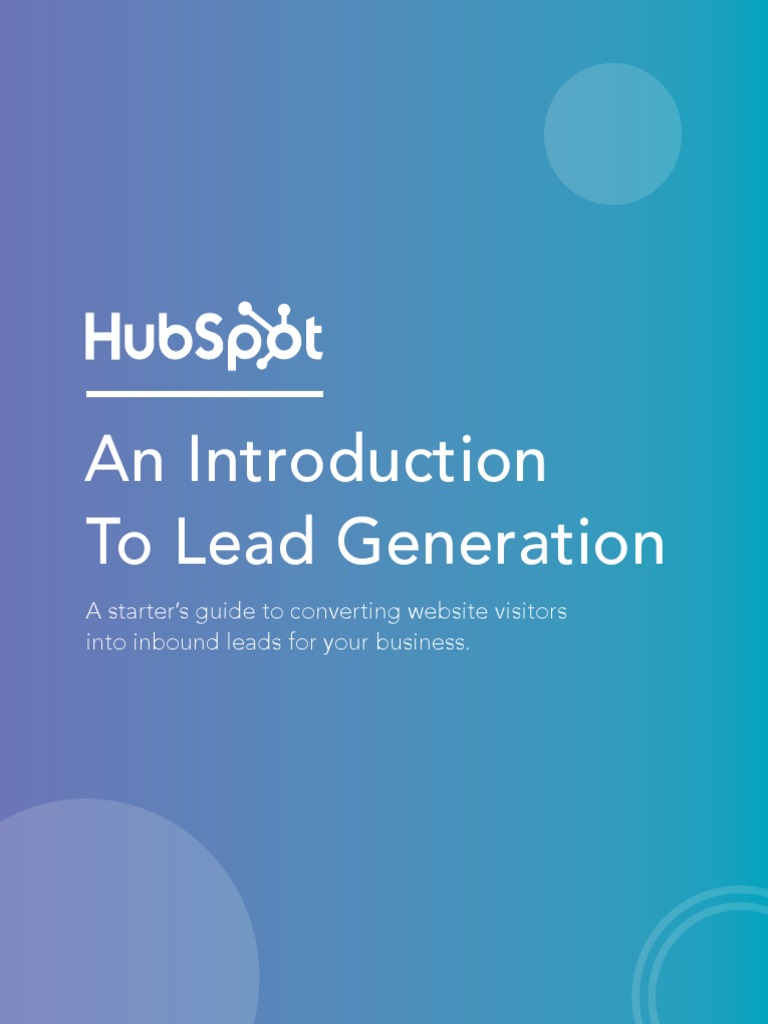 An Introduction To Lead Generation | PDF | Marketing | Customer