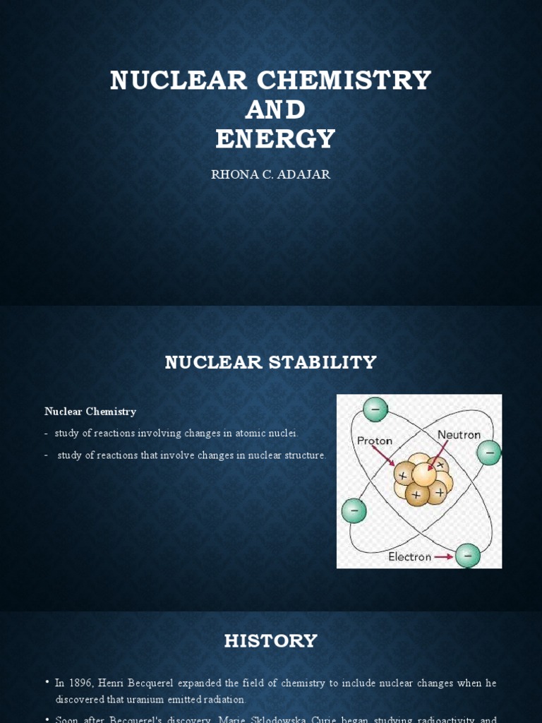 Nuclear Reaction and Energy | PDF | Nuclear Physics | Radioactive Decay