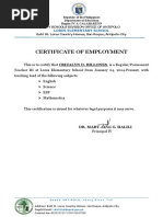 Certification of First Day of Service | PDF