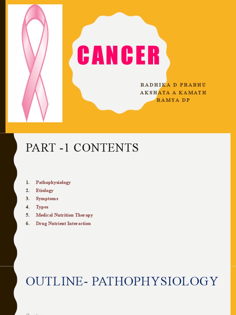 Cancer Pathophysiology 4th Sem | PDF | Cancer | Neoplasms
